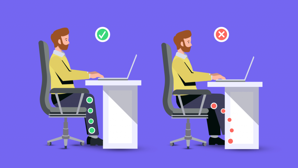 ما هي طريقة الجلوس الصحيحة أمام الحاسوب أثناء العمل؟ - مدونة بعيد